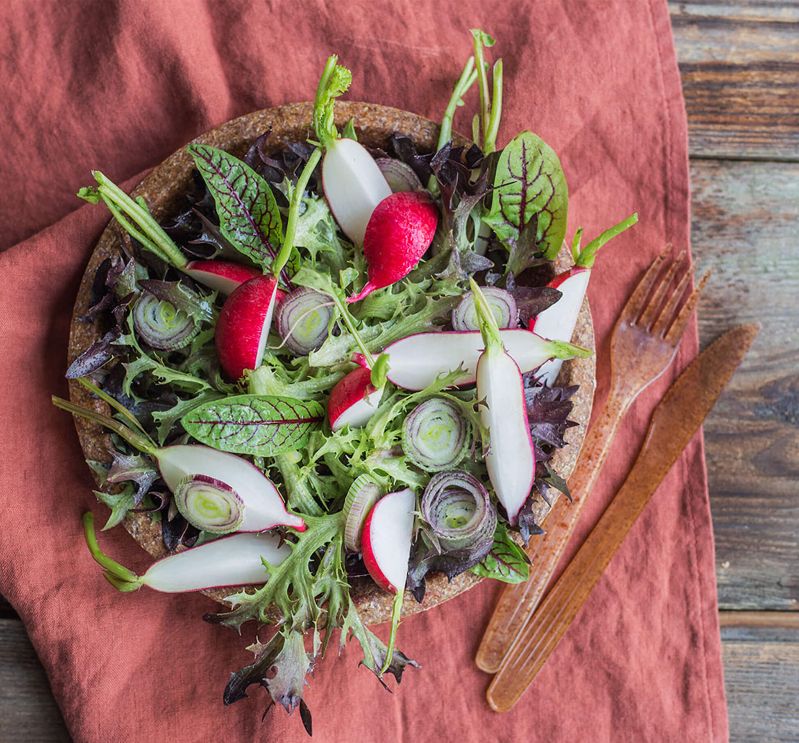 Wheat Bran Plate 24cm | Ecoware